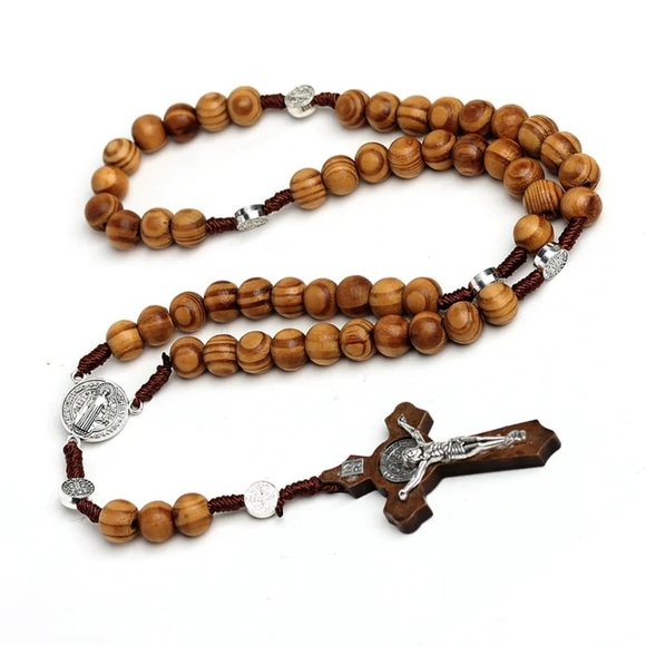 Jewelry | Wood Rosary | Poshmark
